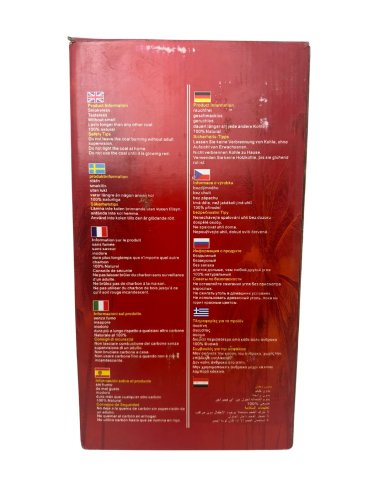 Golden River Coconut Charcoal - 3KG - Shop Hookah Tobacco